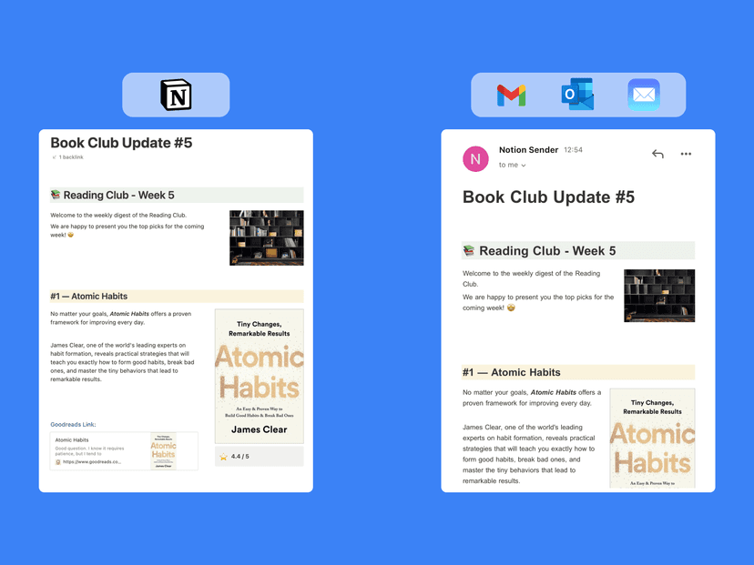 How to create email from Notion page | NotionSender
